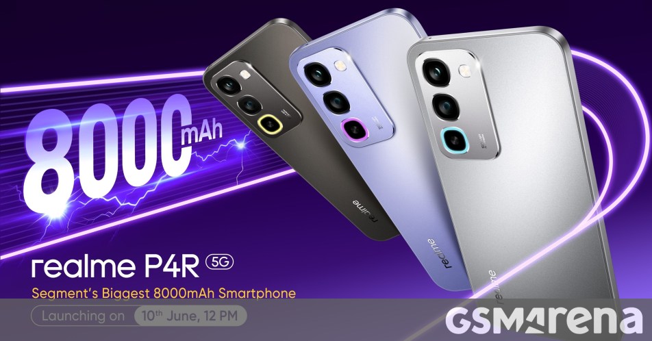 Baterai 8.000 mAh dan Layar 144Hz, Realme P4R Siap Goyang Kelas Menengah